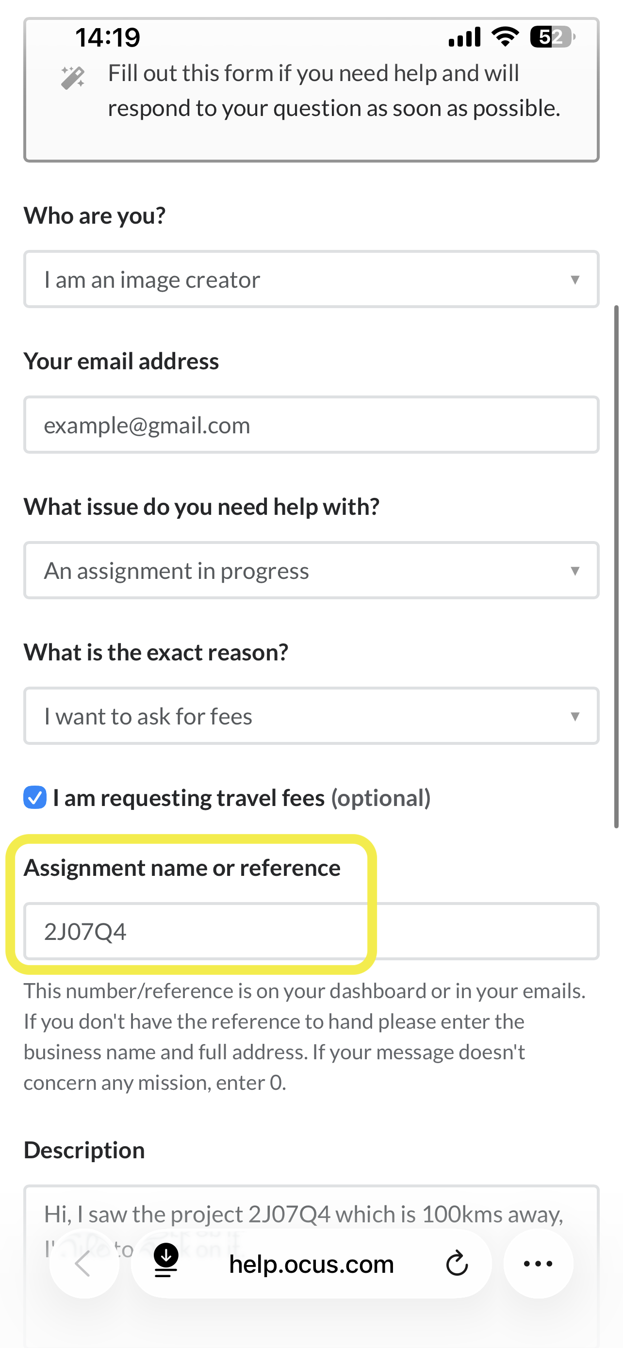 Travel fees – OCUS Unified Platform